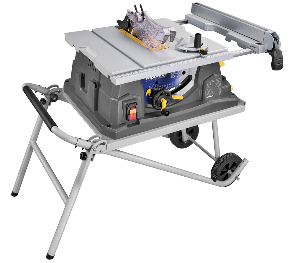 Mastercraft Maximum 15A Table Saw with Stand, 10-in | Canadian Tire