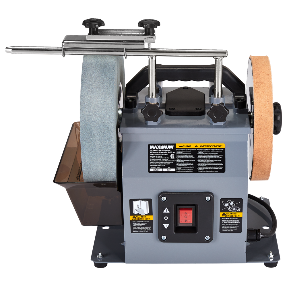 MAXIMUM Pro 1.6 Amp 2-Direction Water Cooled Wet/Dry Tool Sharpener ...