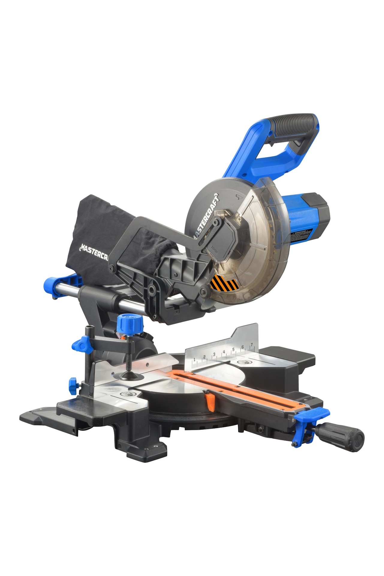 Mastercraft Single-Bevel Sliding Mitre Saw with Extension Table, 7-1/4 ...