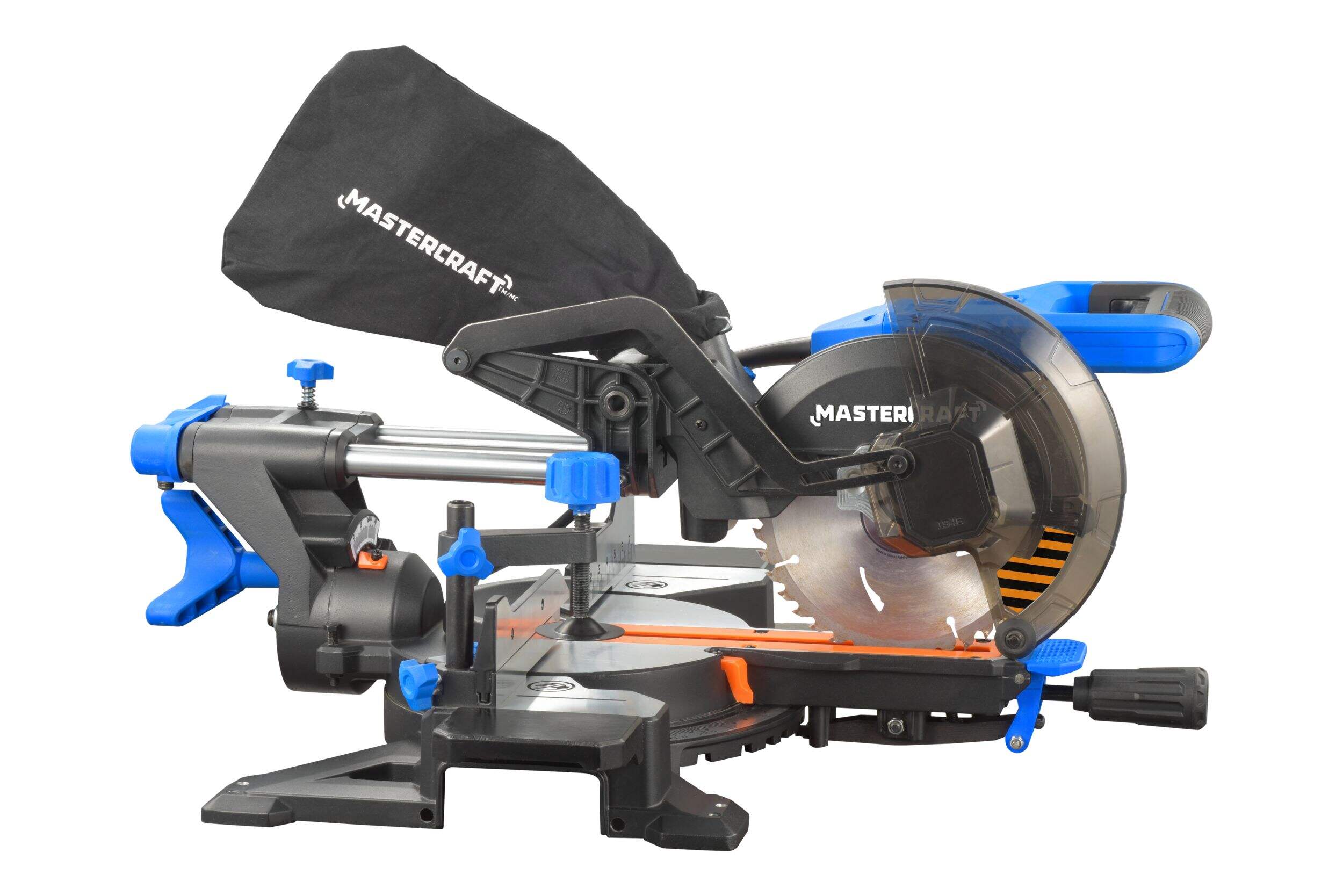 Mastercraft Single-Bevel Sliding Mitre Saw with Extension Table, 7-1/4 ...