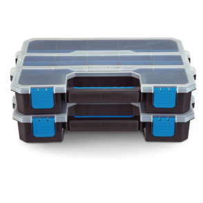 Mastercraft Portable Stackable Small Parts Organizer Tray Combo w/ Lid ...