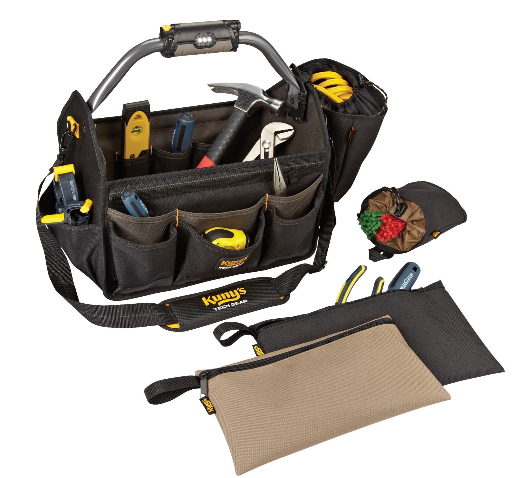 Kuny's 15-in LED Open Top Tool Tote | Canadian Tire