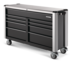 MAXIMUM Rolling Tools Storage Cabinet w/ 9 Drawers, Black, 57-in ...