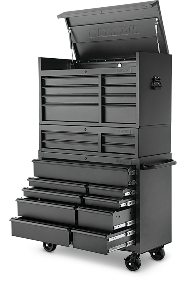 MAXIMUM Tool Chest w/ 8 Drawers, Matte Black, 41-in | Canadian Tire