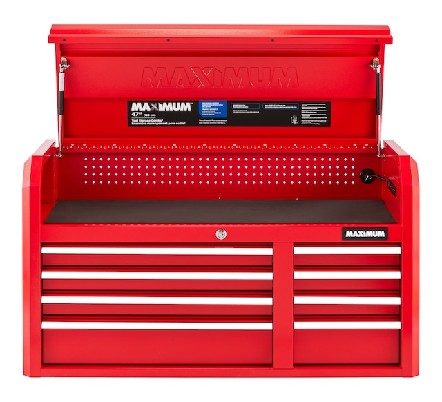 MAXIMUM Tool Storage Chest, 8-Drawer, 47-in, Red | Canadian Tire