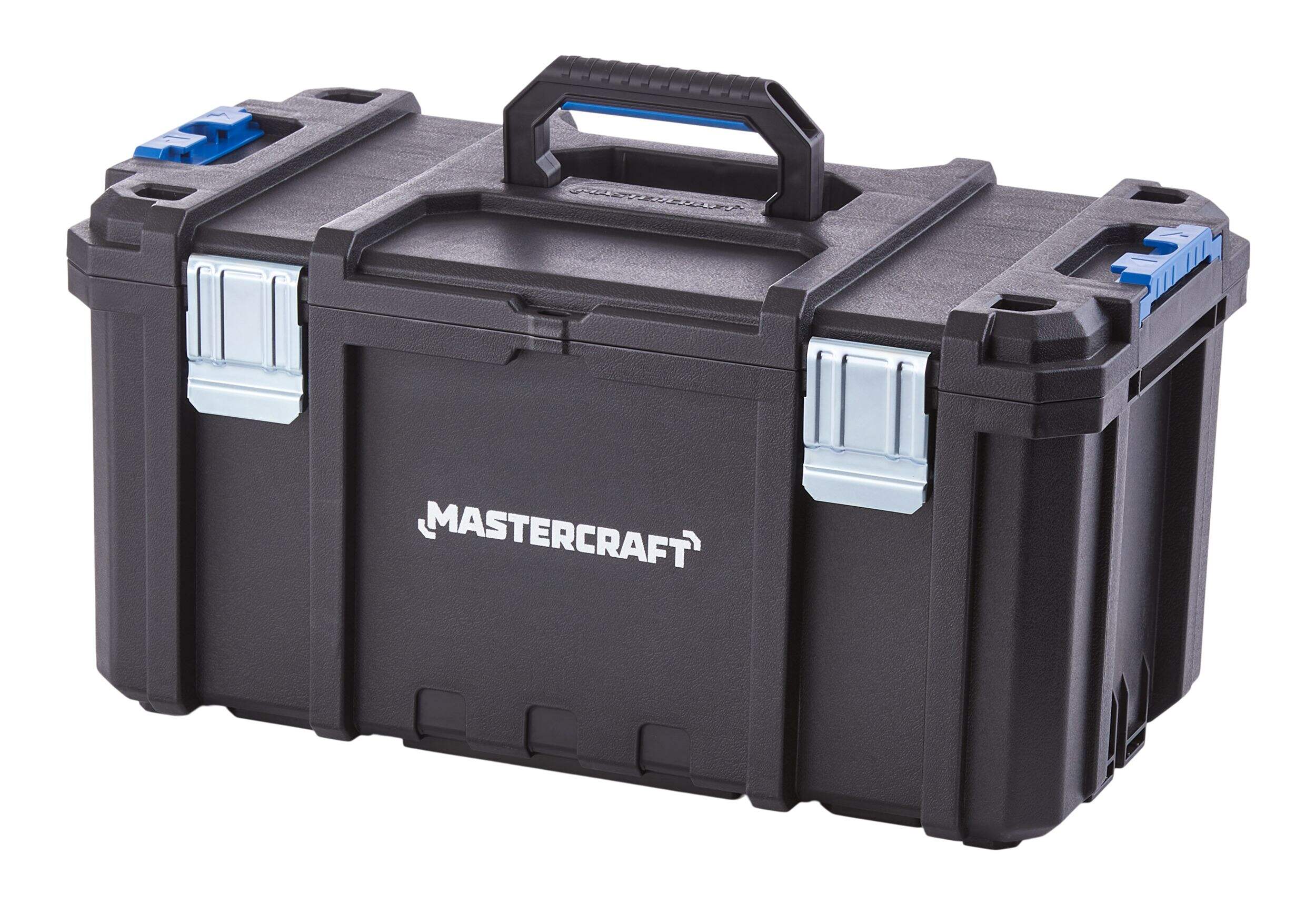 Mastercraft 3-Piece Modular Rolling Toolbox Storage System, Black ...