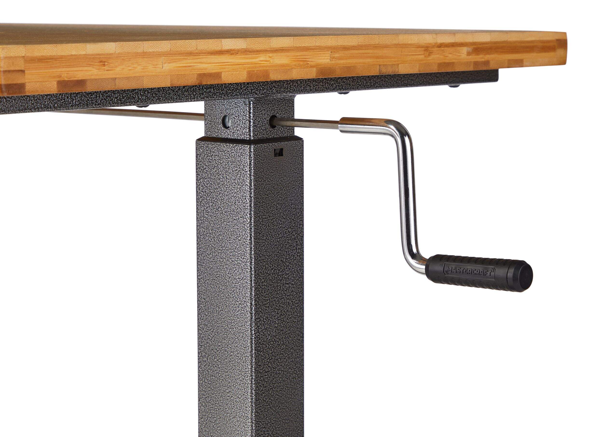 Établi à hauteur réglable polyvalent Mastercraft, 62 po, 300 lb, noir | Canadian Tire