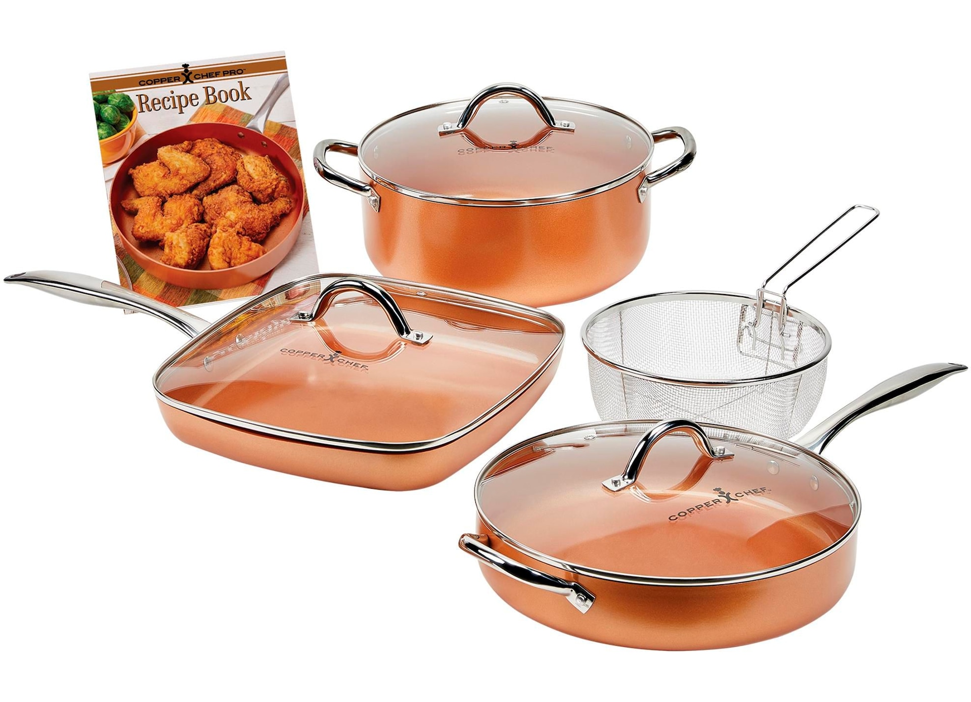 As Seen On TV Copper Chef Cookware Set, 4-pc | Canadian Tire