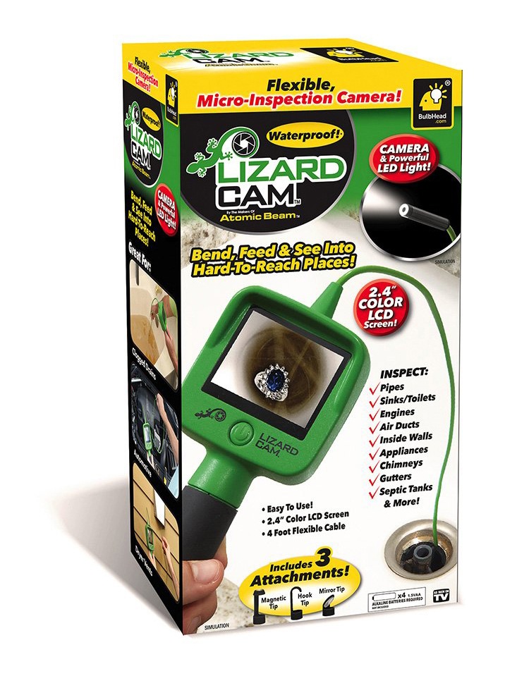 As Seen On TV Atomic Beam Lizard Cam Micro-Inspection Camera | Canadian ...