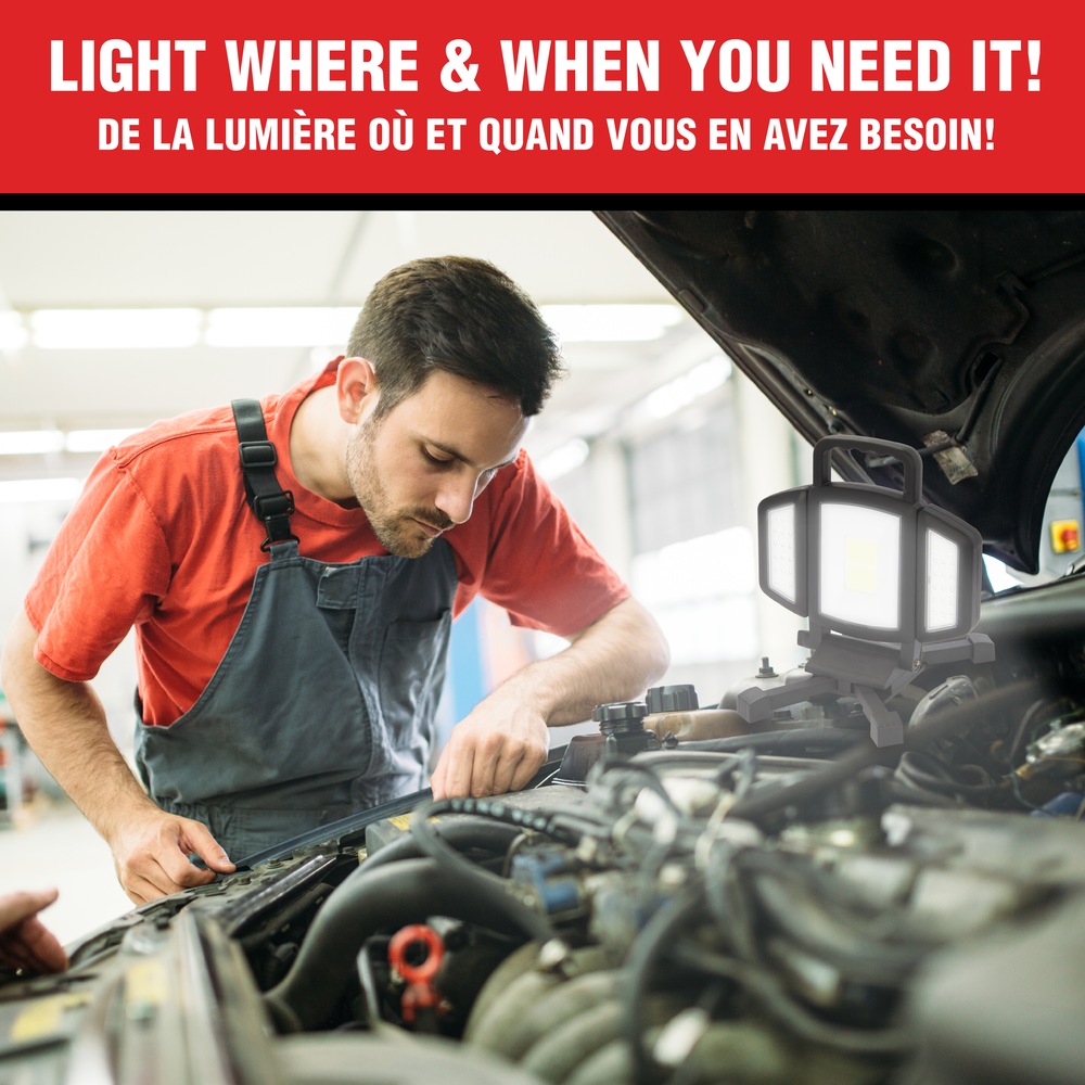 As Seen On TV Bell & Howell Bionic 1000 Lumen Work Light | Canadian Tire