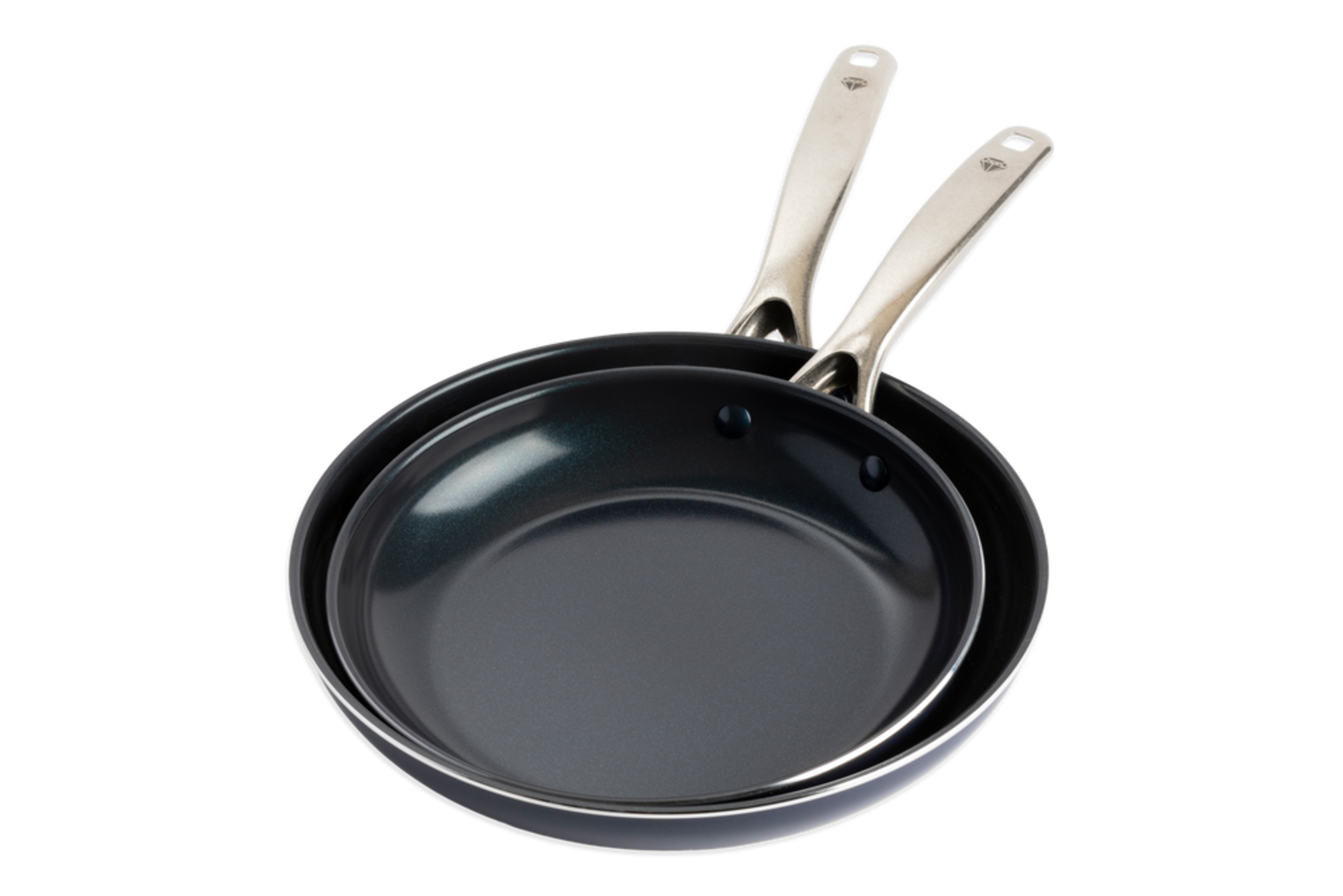 As Seen On TV Blue Diamond Fry Pan Set, 2-pc | Canadian Tire