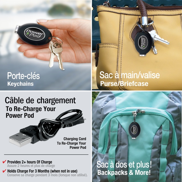 As Seen On TV Power Pod Charging Key Chain, Android | Canadian Tire
