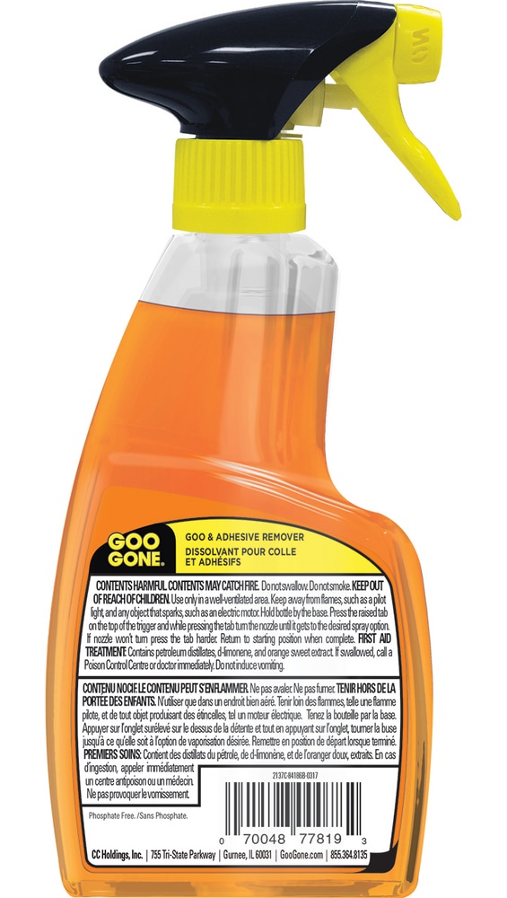 Goo Gone Goo and Adhesive Remover Spray Gel, 355-mL | Canadian Tire