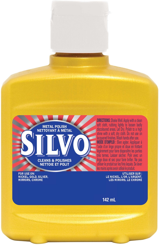 Silvo Metal Polish, Cleans & Polishes Nickel, Gold, Silver, Mirrors ...