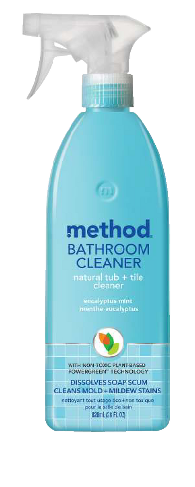 method Tub & Tile Natural Bathroom Spray Cleaner, Eucalyptus Mint, 828 ...
