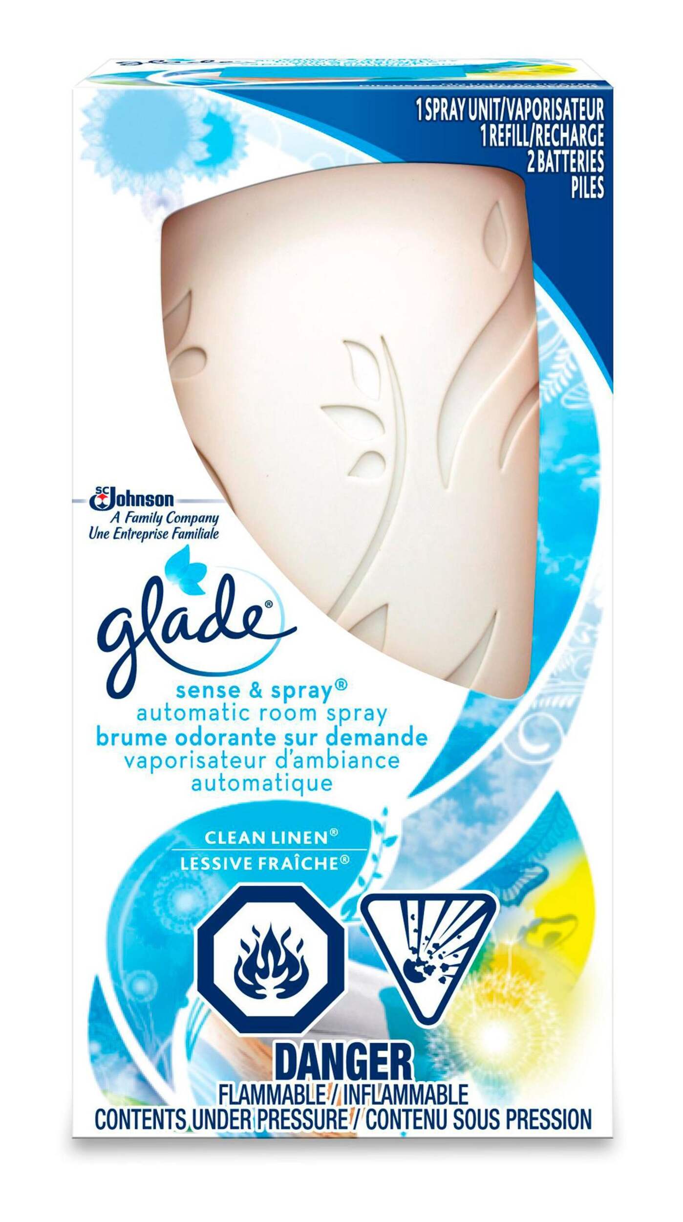 Glade Sense & Spray Motion Sensor Fragrance Air Freshener Kit ...