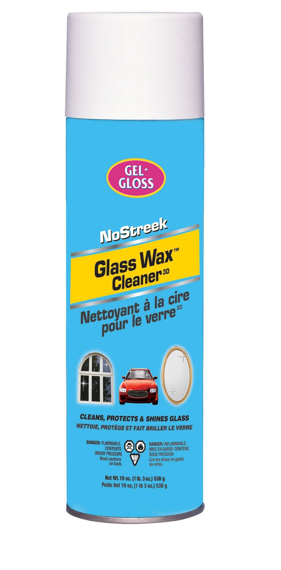 Gel Gloss Glass Wax Cleaner Spray, 19-oz | Canadian Tire