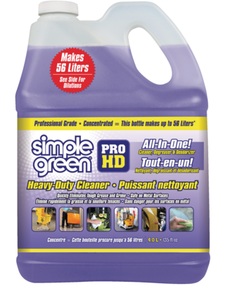 Simple Green Pro HD Heavy-Duty All-in-one Cleaner, 4-L | Canadian Tire