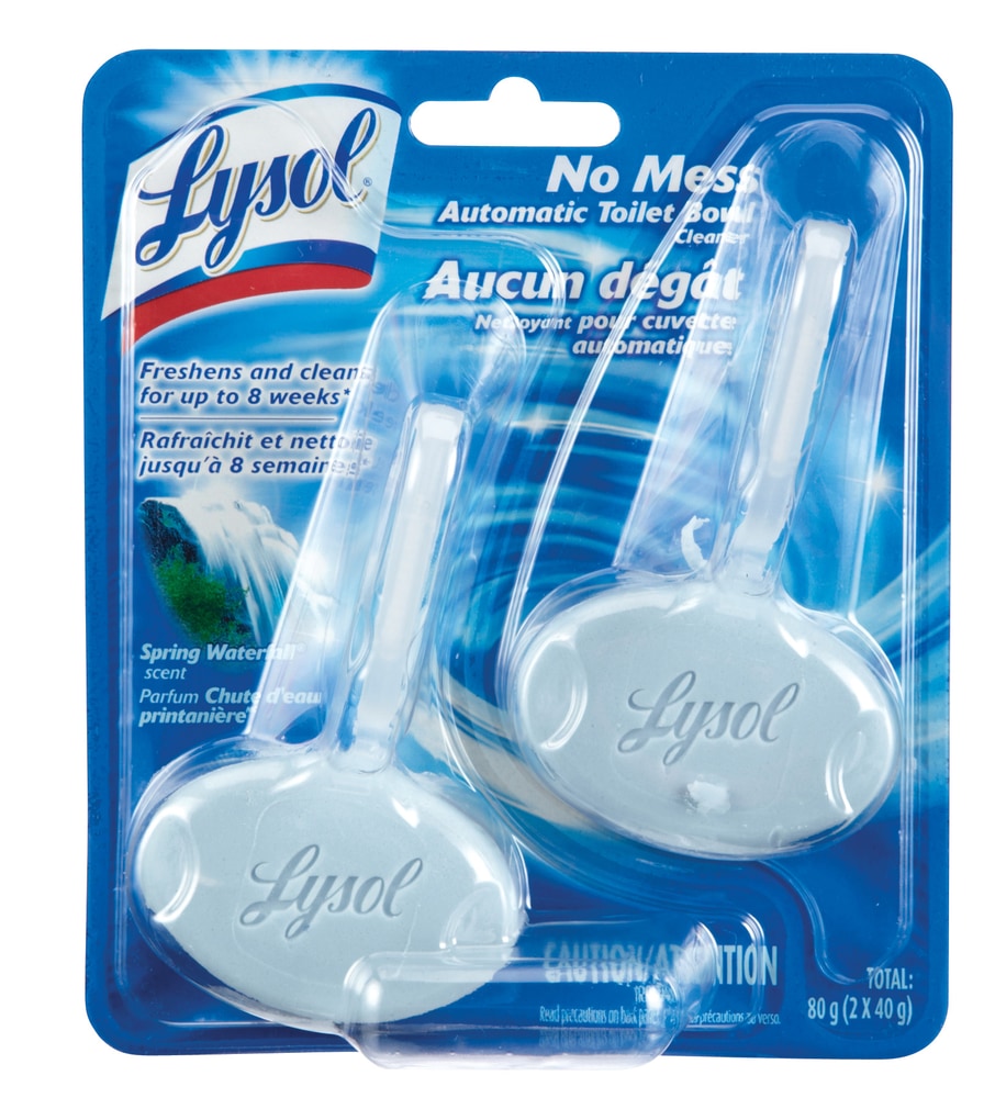 Lysol No Mess Toilet Bowl Cleaner, Spring Waterfall | Canadian Tire
