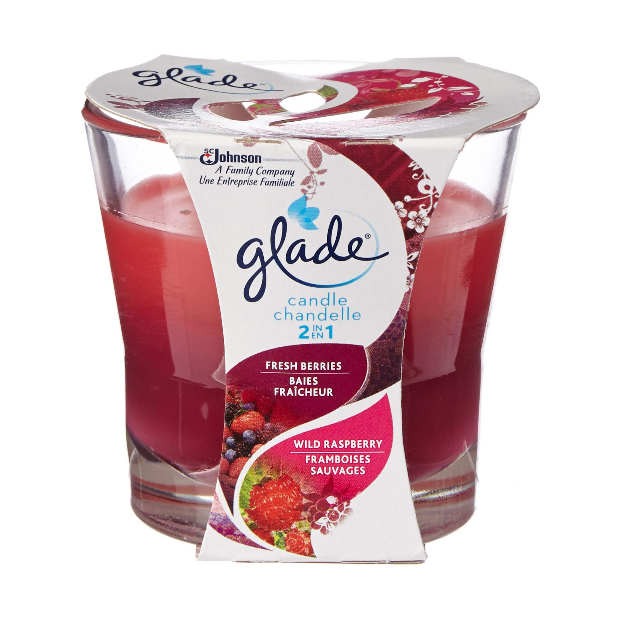 Glade 2-in-1 Berries & Raspberry Candle | Canadian Tire