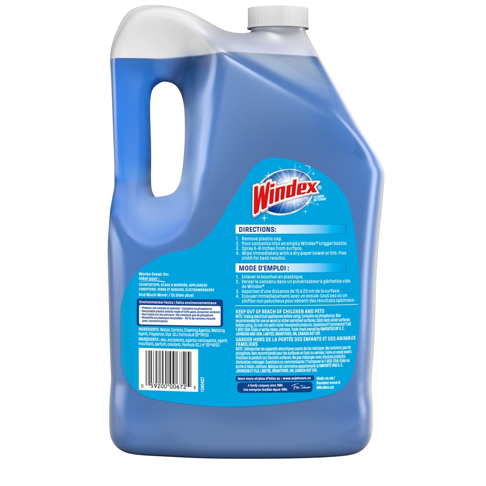 Windex Original Glass and Window Cleaner Refill, 5-L | Canadian Tire