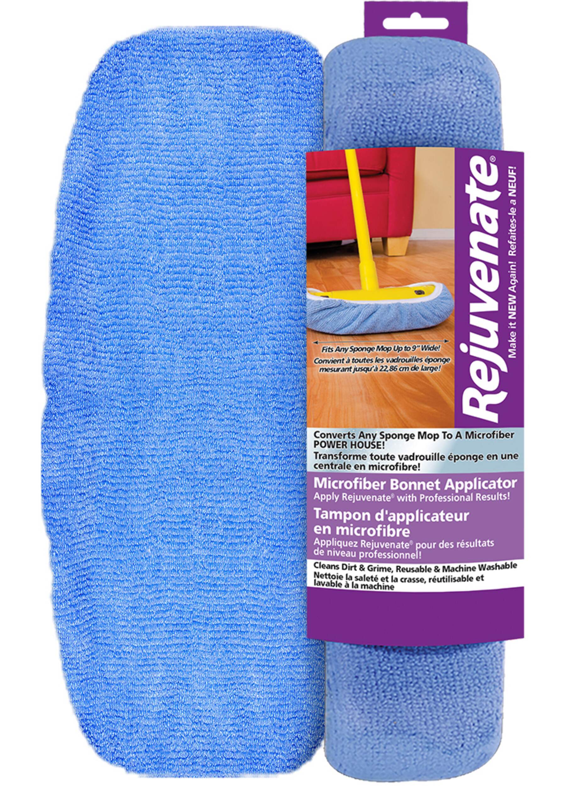 Rejuvenate Universal Microfibre Bonnet for Sponge Mops, Machine ...