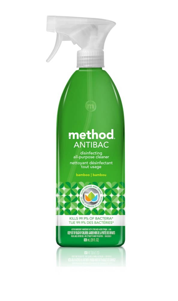 method Antibacterial Disinfecting All-purpose Cleaner, Bamboo, 828-mL ...