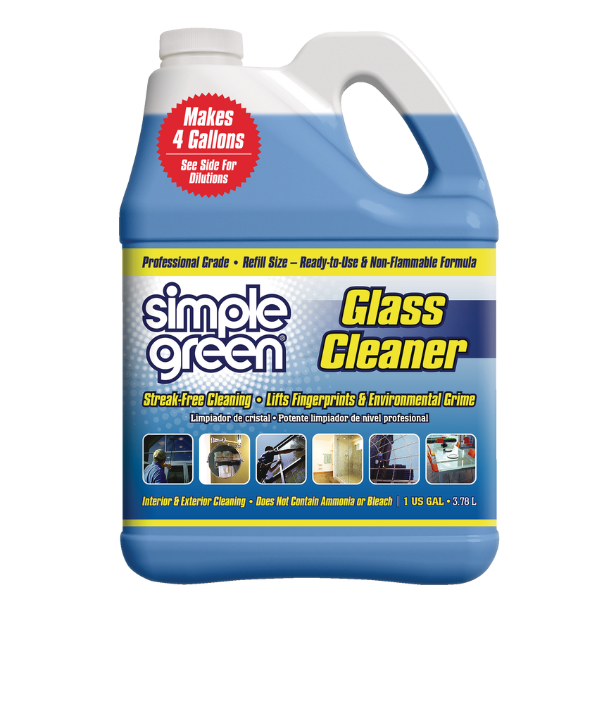 Simple Green Professional Grade Concentrated Glass Cleaner, 3.78-L ...