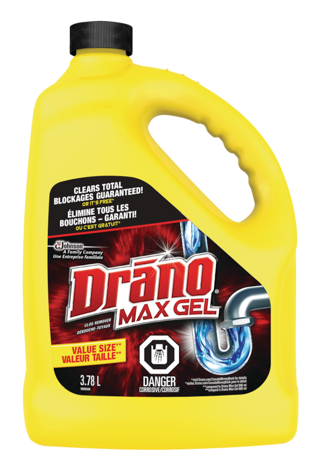 Drano Max Gel Drain Cleaner & Clog Remover, 3.78-L | Canadian Tire
