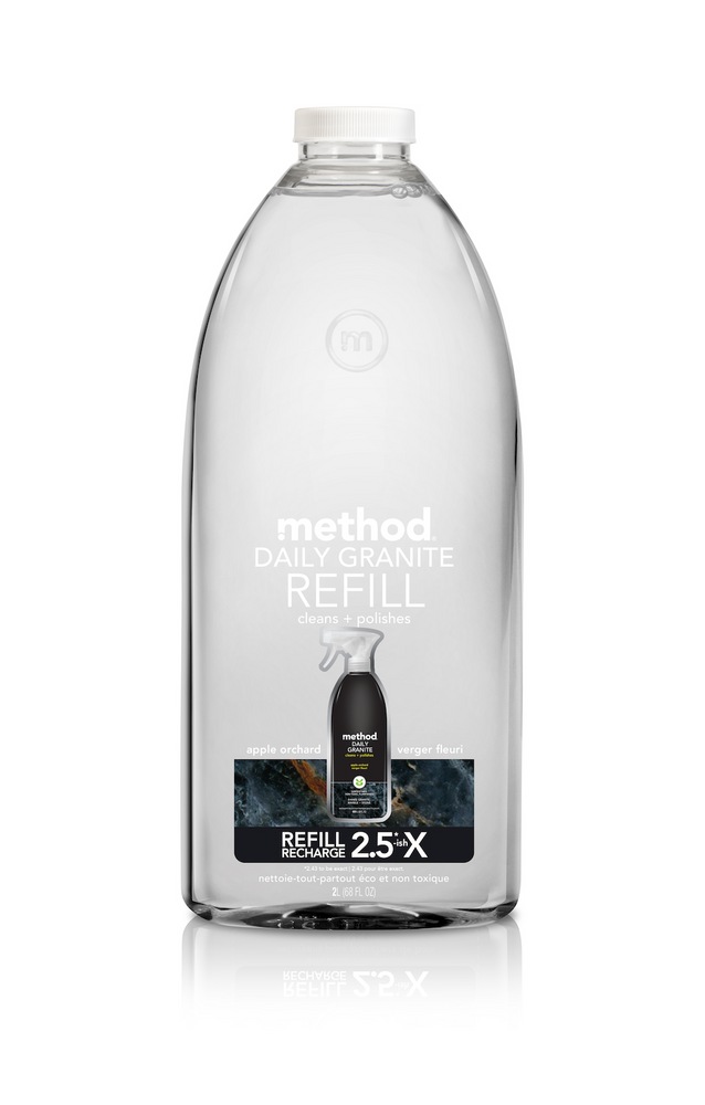 method Daily Granite Cleaner Spray Refill, Biodegradeable, Apple Scent ...