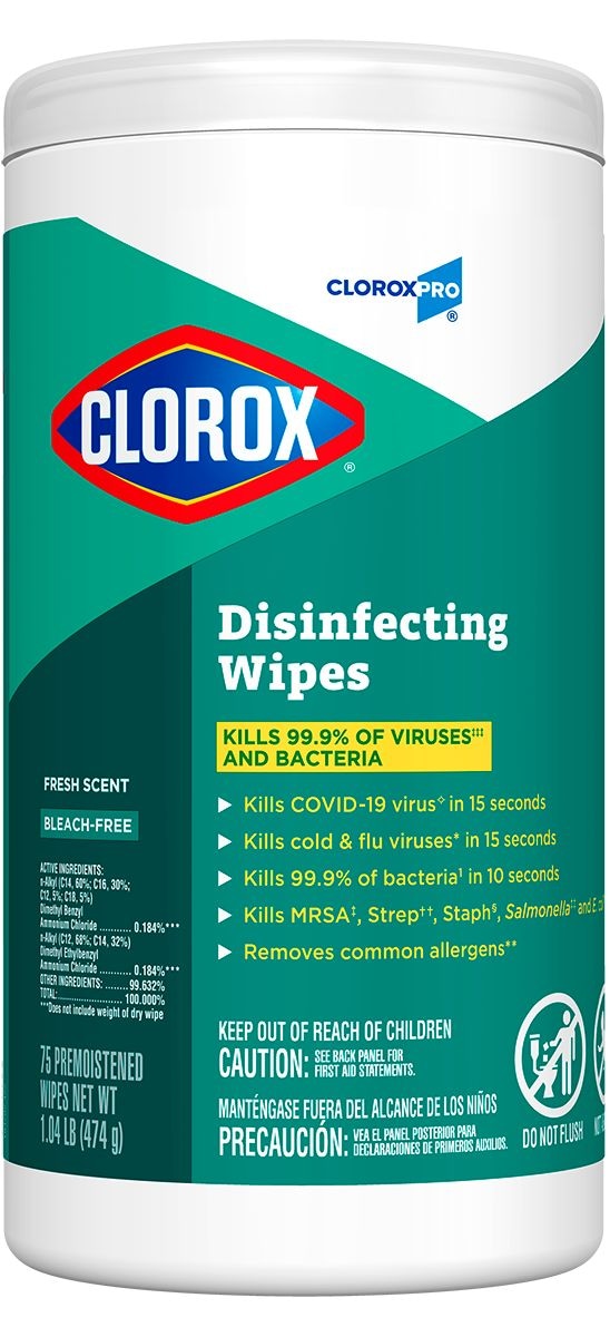 Clorox Disinfecting Wipes, 75-pc, Assorted Scents | Canadian Tire
