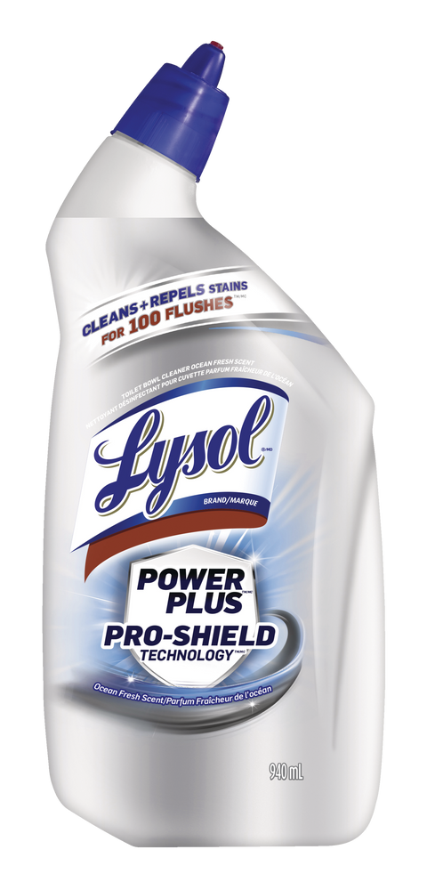 Lysol Power Plus Toilet Bowl Cleaner, Assorted Scents, 940-mL ...