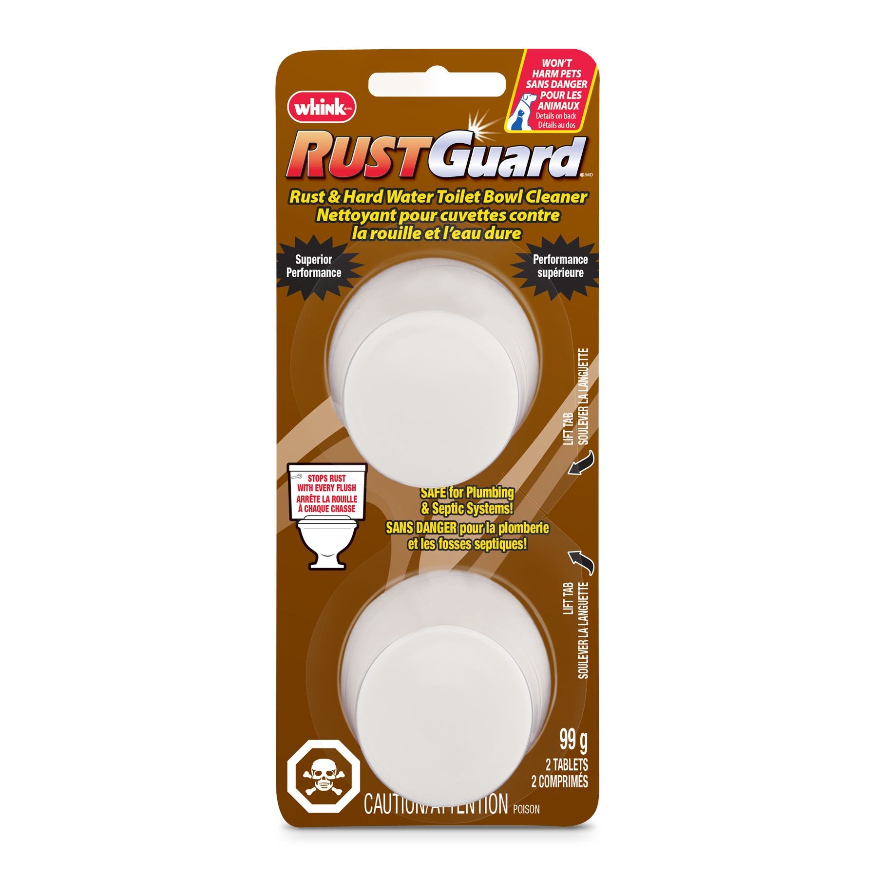 Whink Rust Guard Rust & Hard Water Toilet Bowl Cleaner, 99-g | Canadian ...