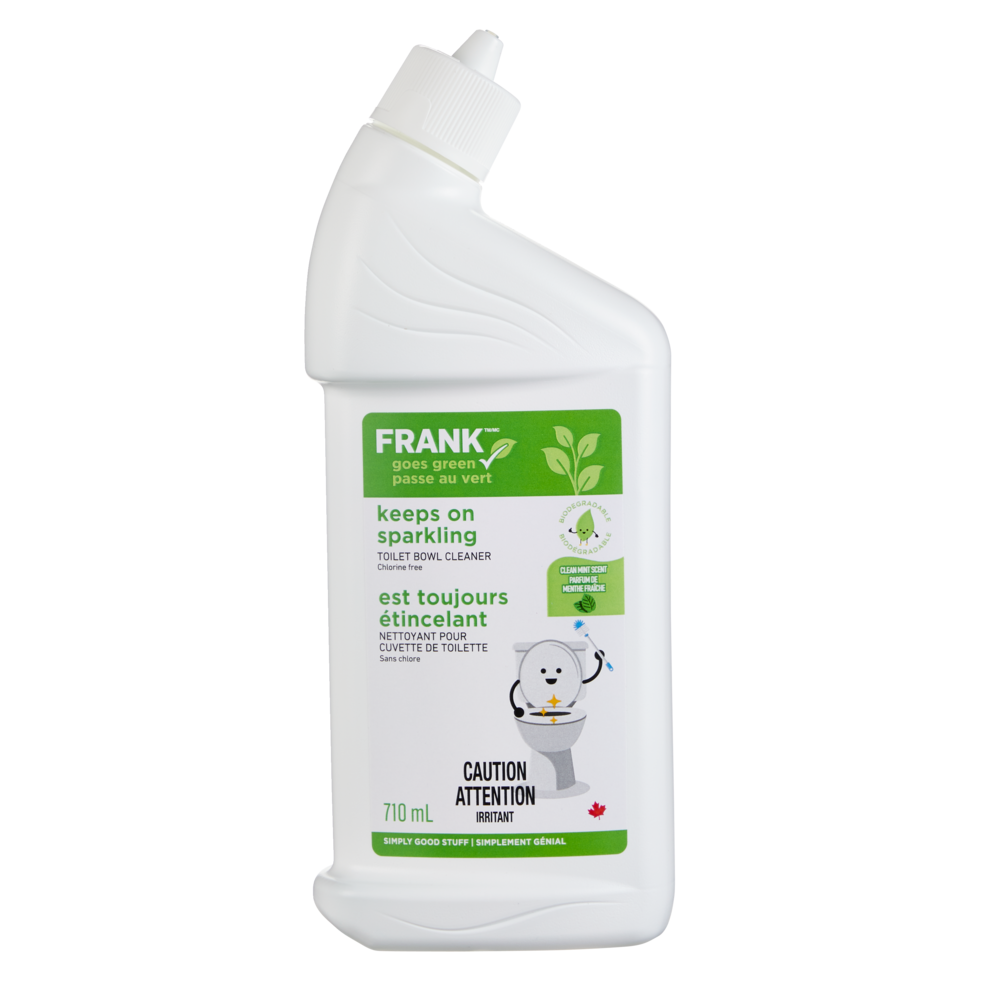 Nettoyant pour cuvette Frank Goes Green, 710 mL, sans chlore, parfumé à ...
