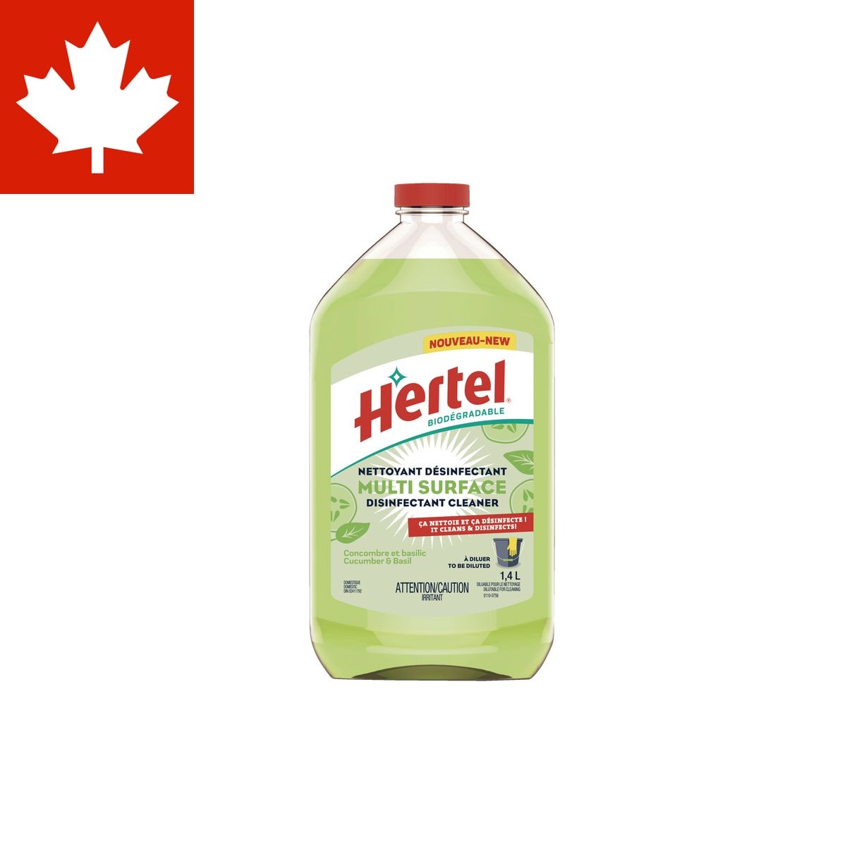 Hertel Multi-Surface Disinfecting Cleaner, 1.4-L | Canadian Tire