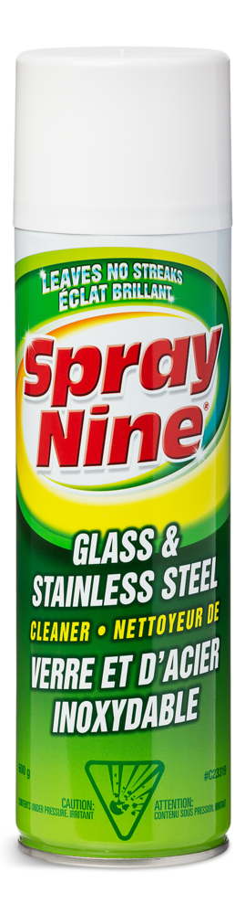 Spray Nine Glass/Stainless Steel Surface Cleaner Spray, Streak-Free ...