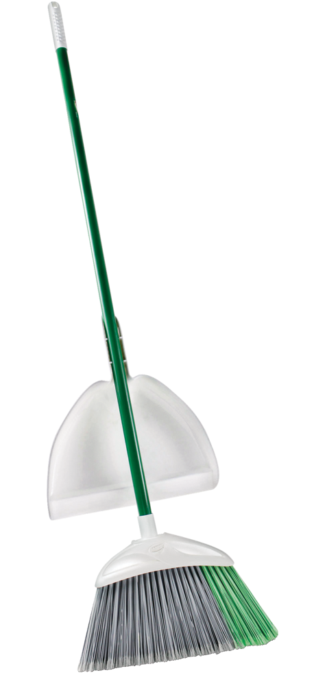 Libman Extra Large Precision Indoor / Outdoor Angle Broom with Dustpan ...