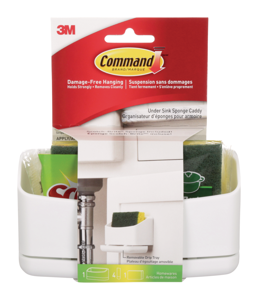 3M Command Under Sink Sponge & Dishwand Holder / Caddy | Canadian Tire