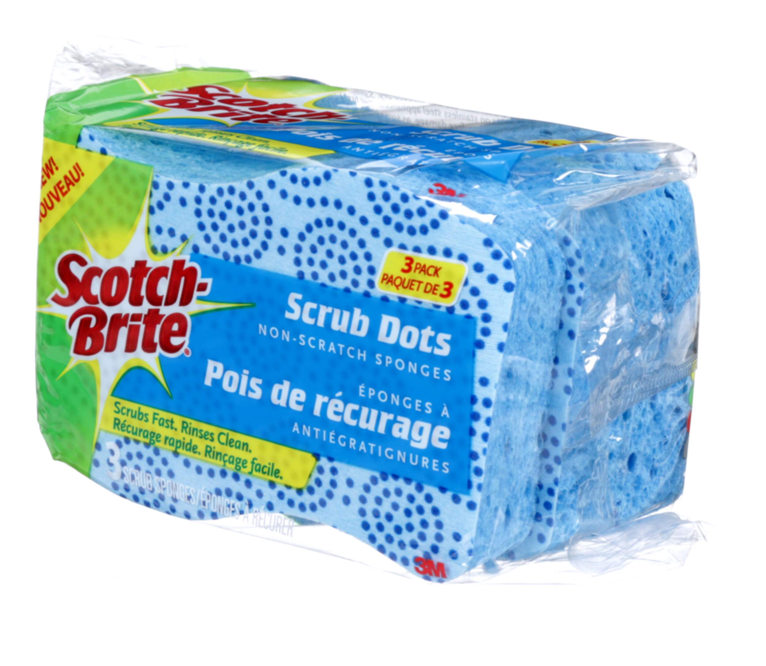 3M Scotch-Brite Scrub Dots Non-Scratch Scrub Sponges, 3-pk | Canadian Tire