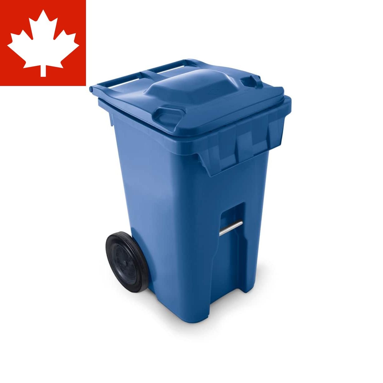 IPL Mastercart Plastic Rectangular 8-in Wheeled Compost Bin/Recycling ...