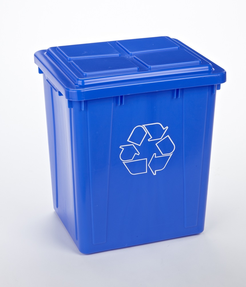 Orbis Plastic Recycling Blue Box Lid, Fits 59-L/87-L Bins, Blue ...