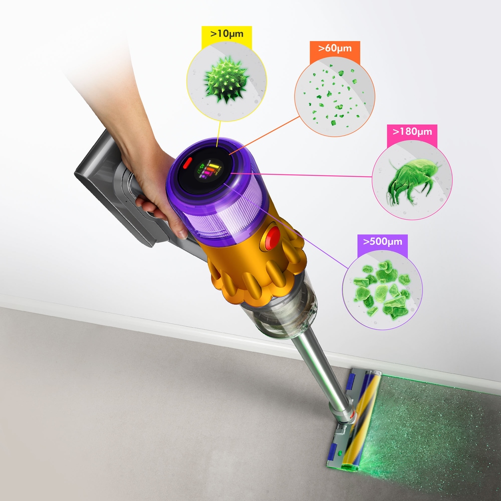 Dyson V12 Detect Slim Lightweight Multi-Surface Cordless Stick Vacuum ...
