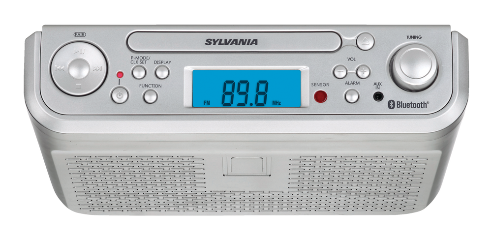 Proscan Under the Counter Bluetooth AM/FM Clock Radio with CD Player ...