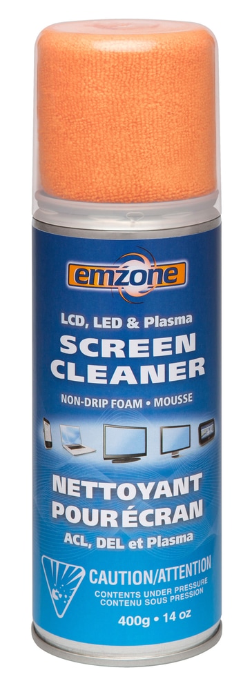Solution de nettoyage d'écran Emzone avec lingette, 14 oz | Canadian Tire