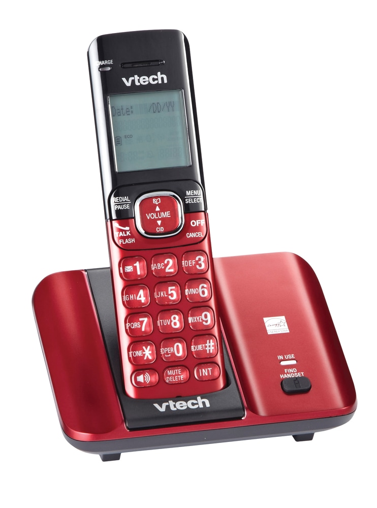 VTech 1 Handset with Called ID, Red | Canadian Tire