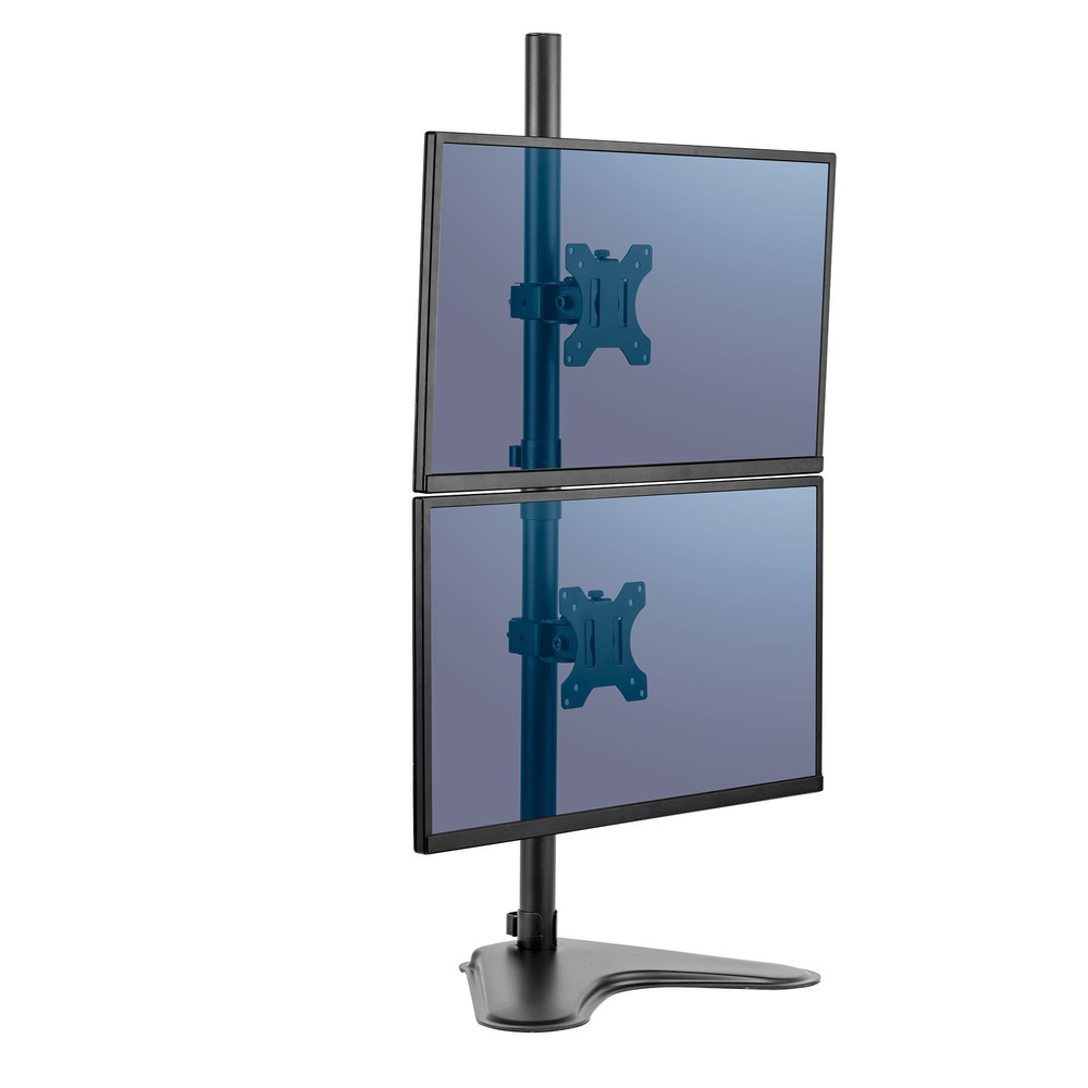 Fellowes Professional Series Free-Standing Dual Stacking Monitor Arm ...