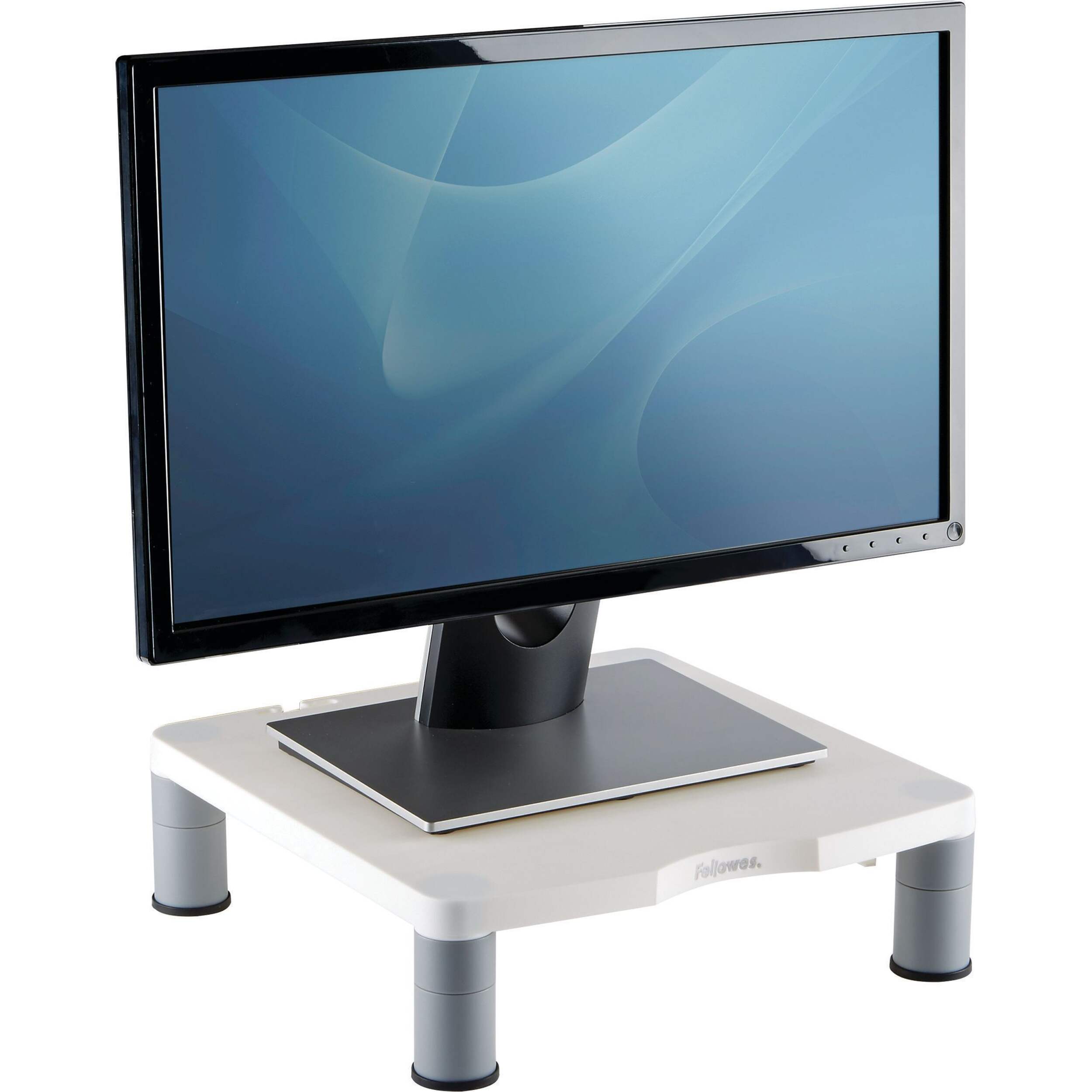 Fellowes Standard Height Adjusting Monitor Riser, White | Canadian Tire