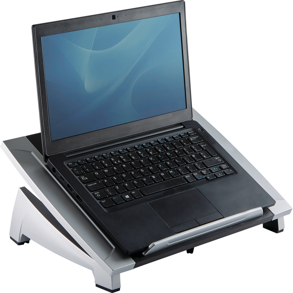 Fellowes Office Suites Laptop Riser with Adjustable Tilt, Black/Silver ...
