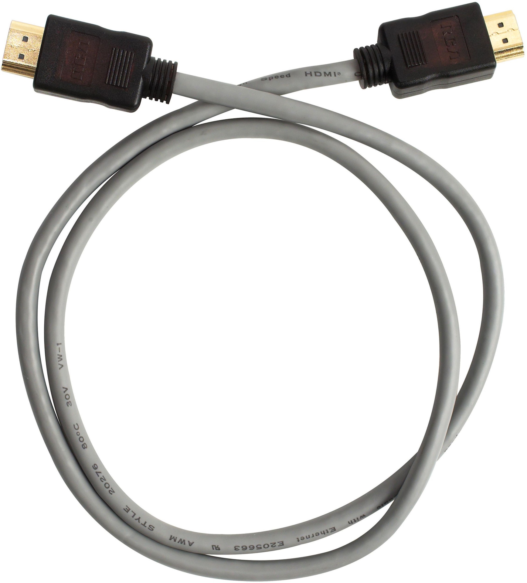 RCA 4K HDMI Cable, Grey/Black, Assorted Lengths | Canadian Tire