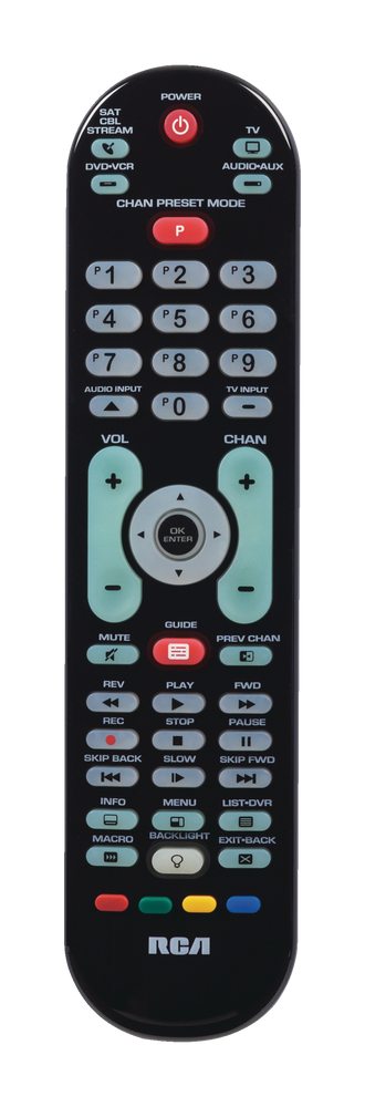 RCA CRCRPS04GR 4-Device Universal Remote Control, Black | Canadian Tire